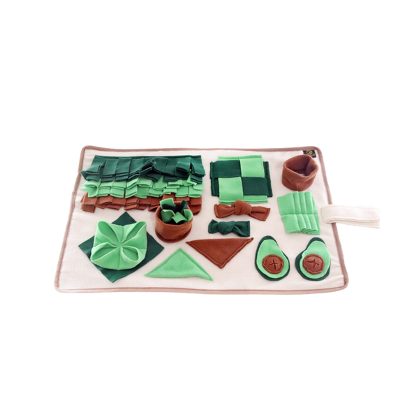Avocado Adventure Time Snuffle Pet Mat | Slow Feeding Interactive Fun ...